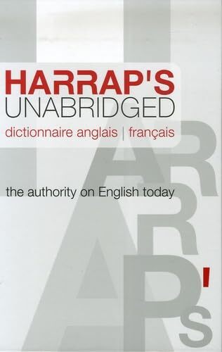 Harrap's Unabridged: Volume 1, Dictionnaire anglais-français,Har | eBay