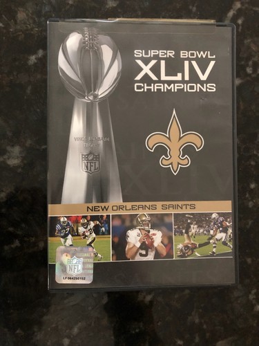SUPER BOWL XLIV CHAMPIONS NEW ORLEANS SAINTS FOOTBALL GAME NFL DVD | eBay