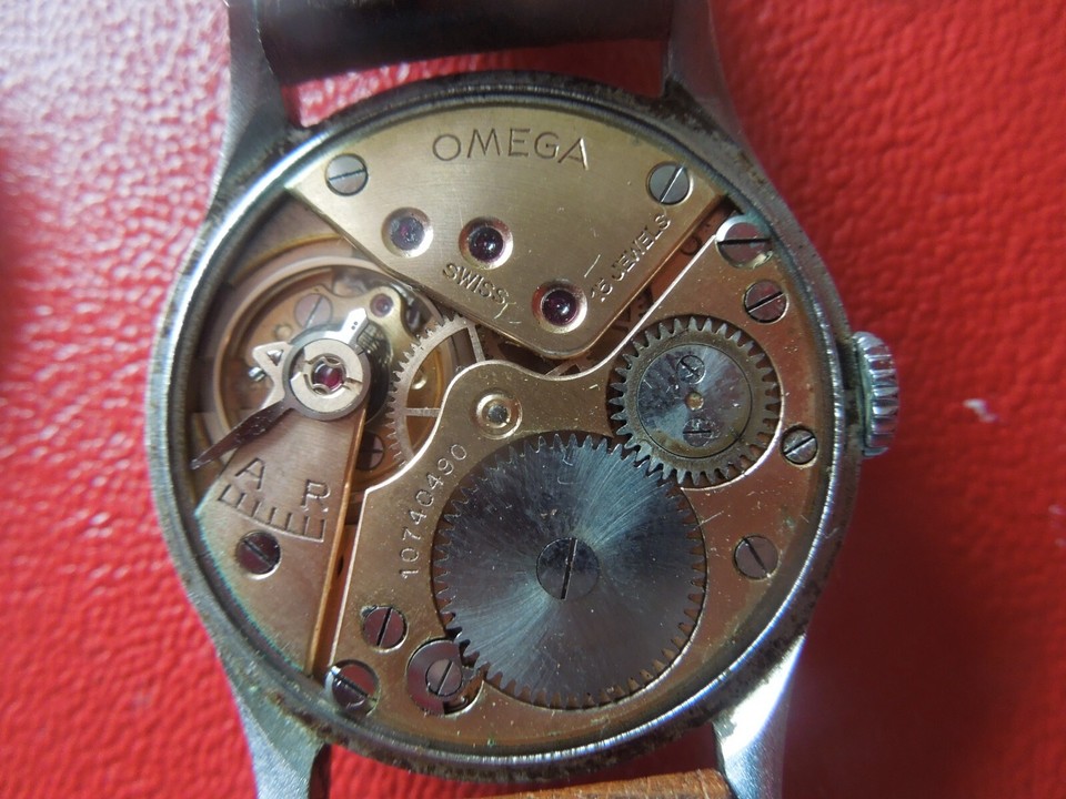 WRIST WATCH OMEGA 1940/50s SCARCE TYPE AS FOUND RUNS SEE DESCRIPTION | eBay