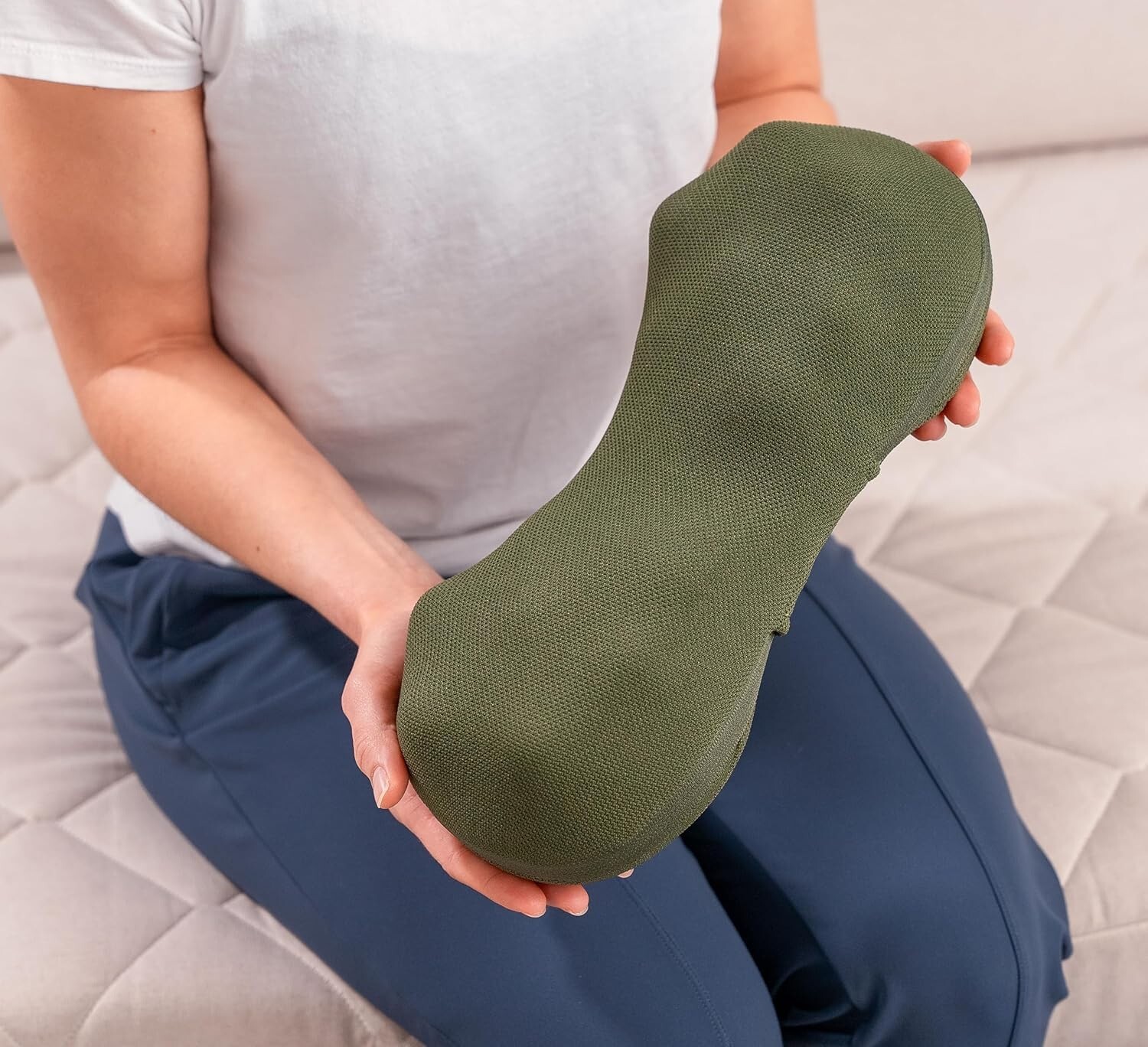 BackMassager Stretcher Lower and Upper Back PainRelief Massage Lumbar ...