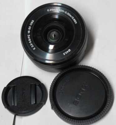 Sony 16-50mm f/3.5-5.6 Retractable Zoom Lens for Most NEX E-Mount ...