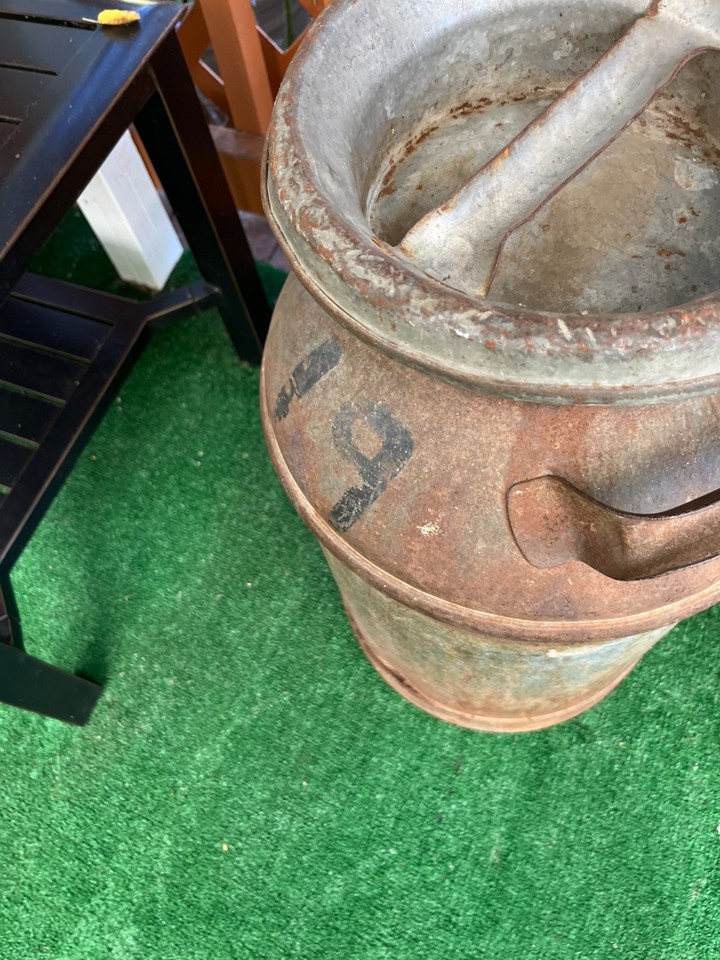 Antique 10 gal. Milk Can | eBay