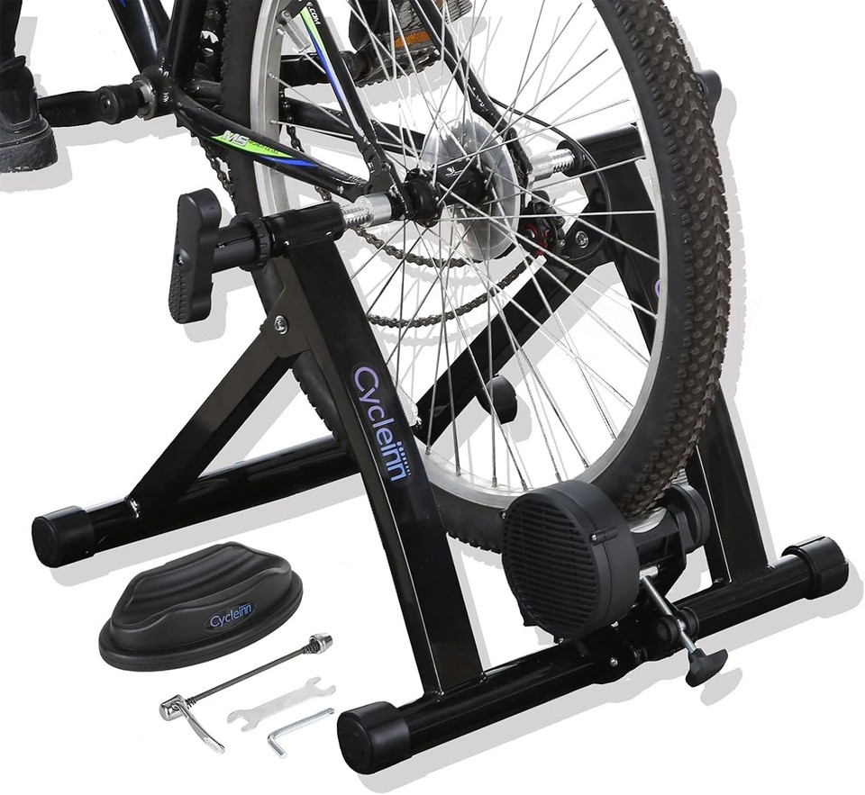 Magnetic Bike Trainer Stand for Indoor Exercise Riding, Noise Black | eBay