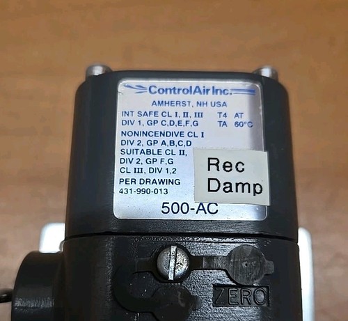 ControlAir Type 500X E/P Pneumatic Transducer 1.9V 3-15PSI 18-100 PSI bmc 25 | eBay