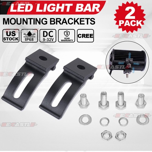 2Pcs Universal Mounting Brackets for LED Pods Base Brackets for LED ...