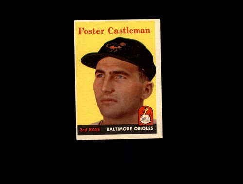 1958 Topps 416 Foster Castleman EX #D1,182695 | eBay