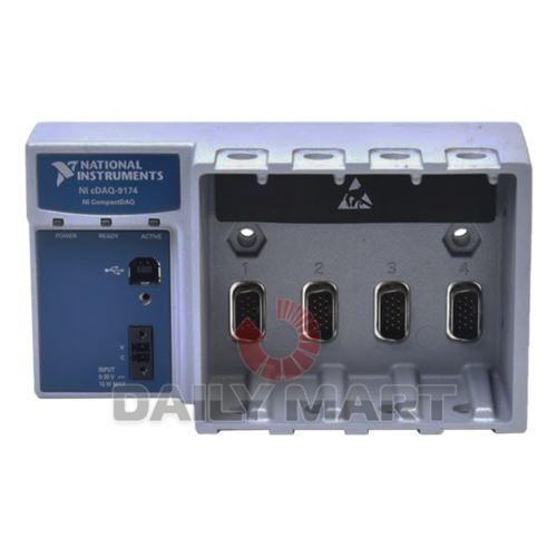 Used & Tested NATIONAL INSTRUMENTS NI cDAQ-9174 USB CompactDAQ Chassis ...