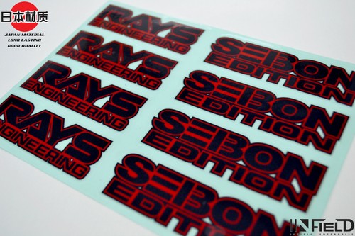 JAPAN MATERIAL VOLK RACING TE37 SEIBON EDITION REPLACEMENT DECAL ...