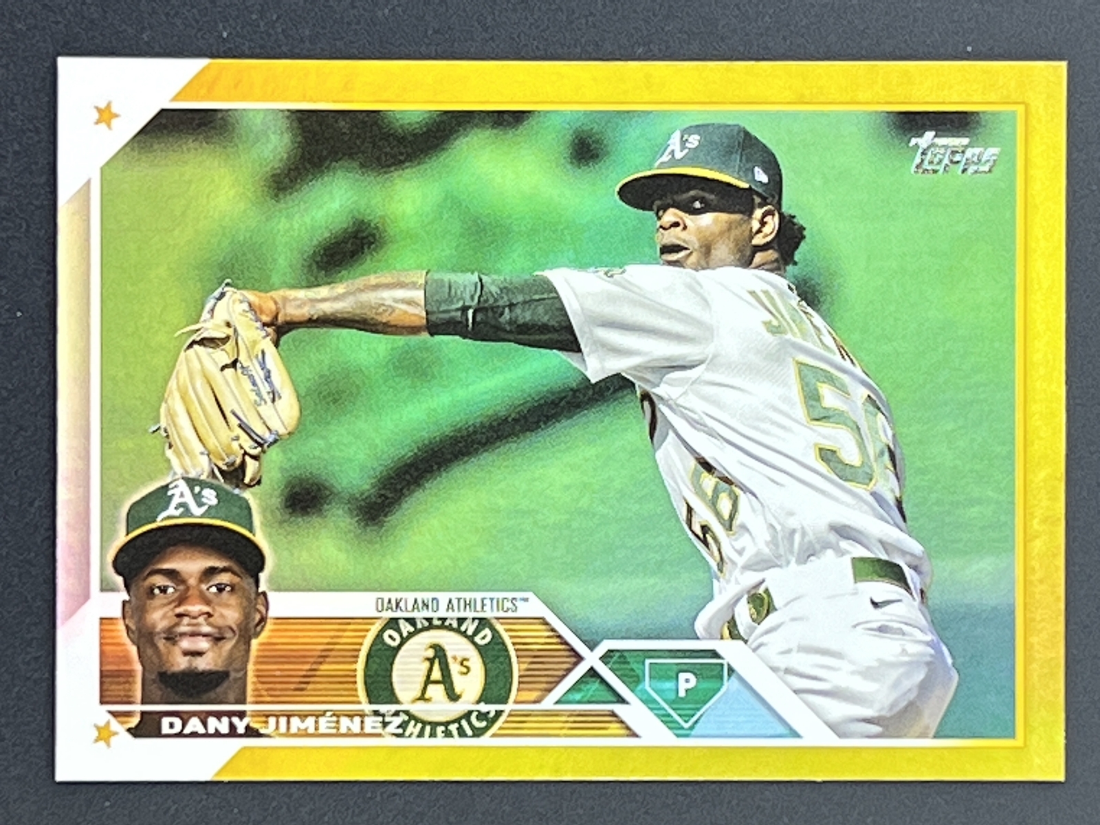 DANY JIMENEZ 2023 Topps Series 1 Gold Foil Parallel #164 Athletics | eBay