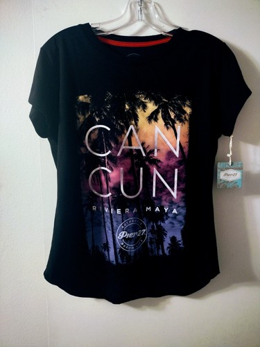 Pier 27 Cancun Mexico Riviera Maya Short Sleeve T-Shirt Multi Color ...