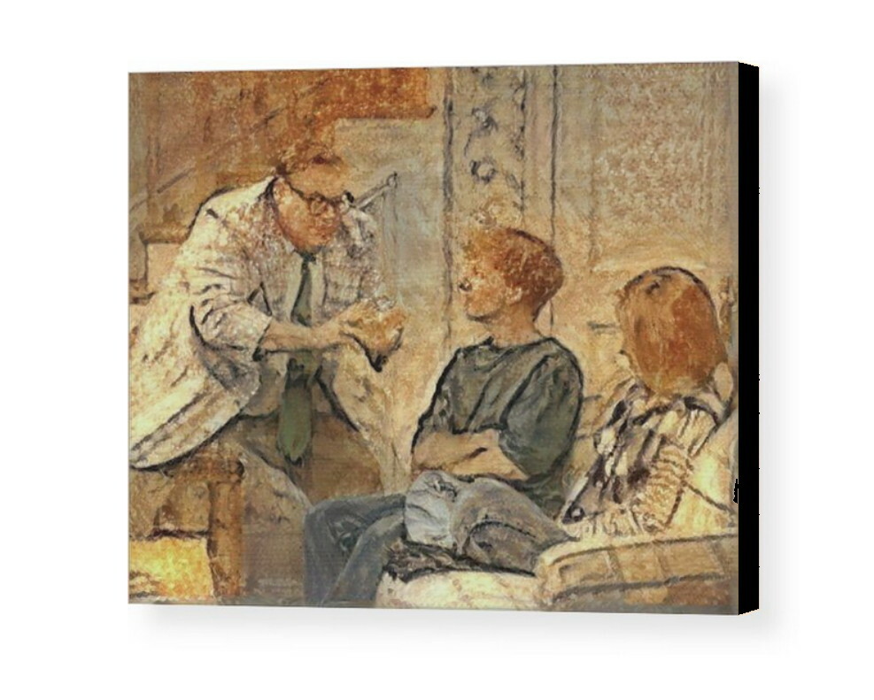 Framed Abstract SNL Matt Foley Chris Farley 8.5X11 Art Print Lim Ed w ...