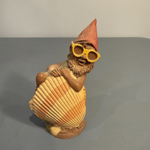 Tom Clark Gnome 1990 Aloe Lifeguard Sitting In A Sea Shell #84 Cairn ...