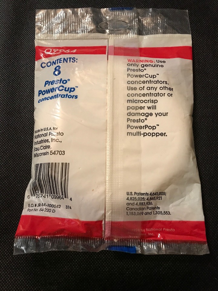 Presto 09964 Replacement Powercup Concentrators Microwave Concentrator ...