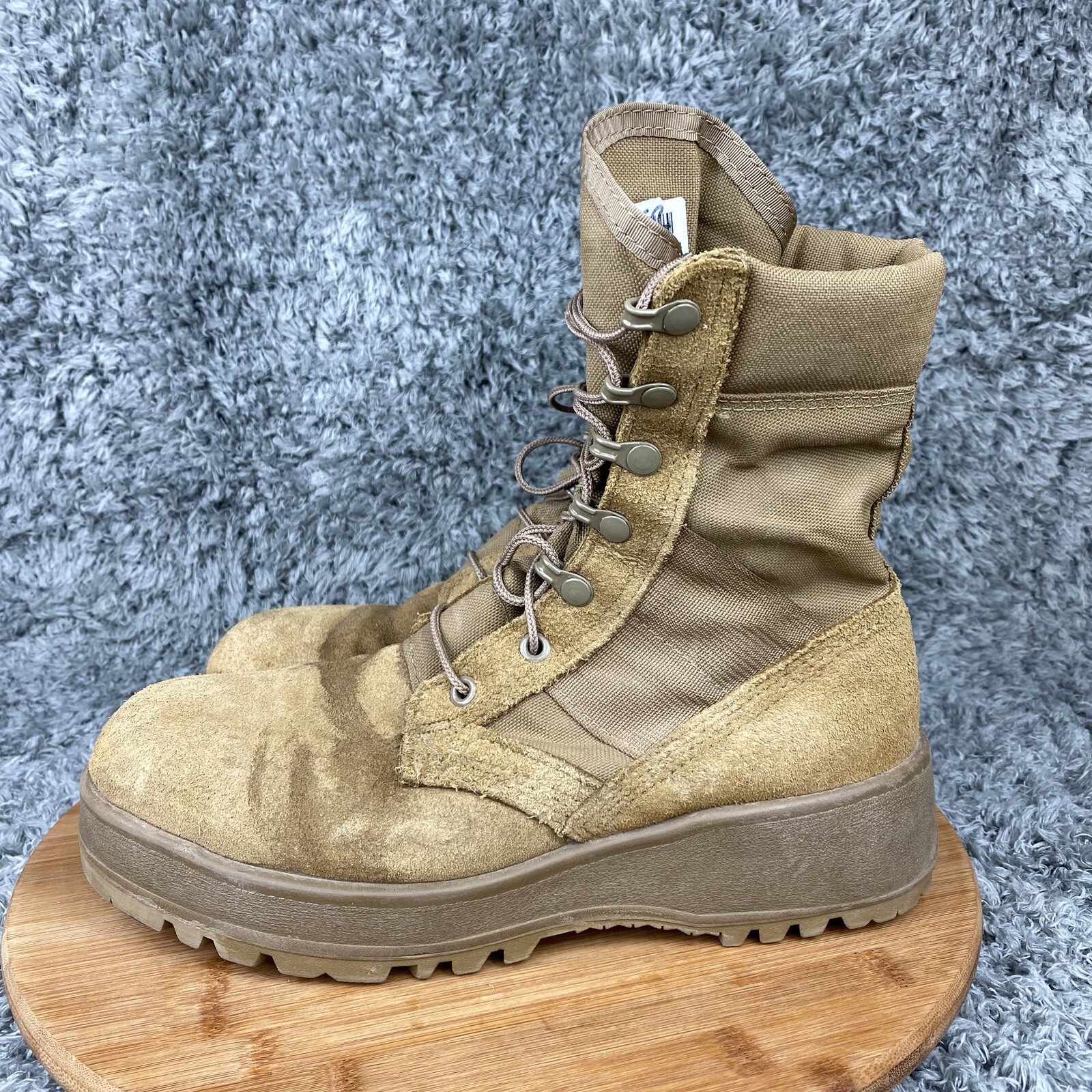 USGI Vibram Army Hot Weather Combat Boots Men's 6.5 W… - Gem