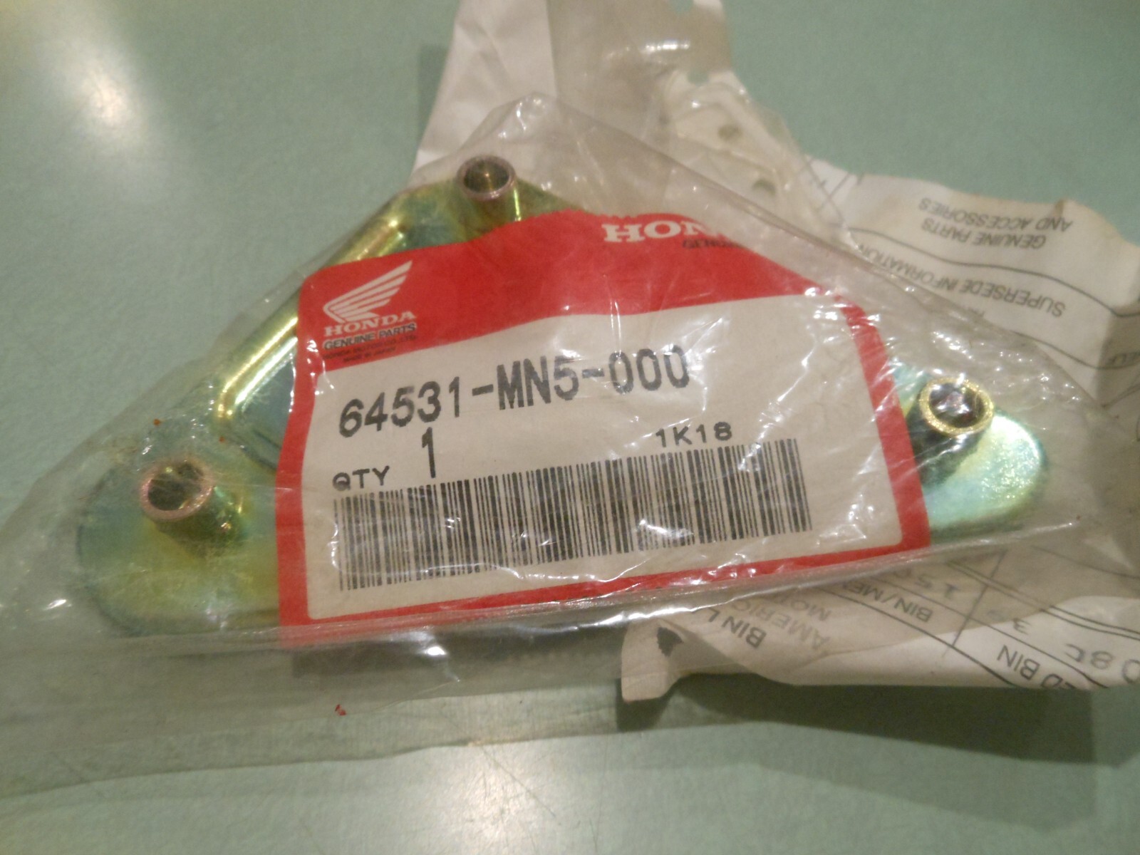 NOS OEM Honda GL1500 +++ Plate Right Pivot To Base Mirror Qty.1 # 64531 ...