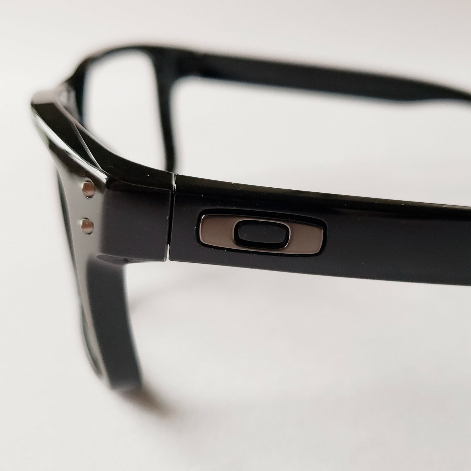 Oakley Holbrook Polished Black Gunmetal Icons Replacement Frame Only ...