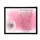 Personalised A Very Special Mum Poem 10x8 Picture With Optional Frame ...