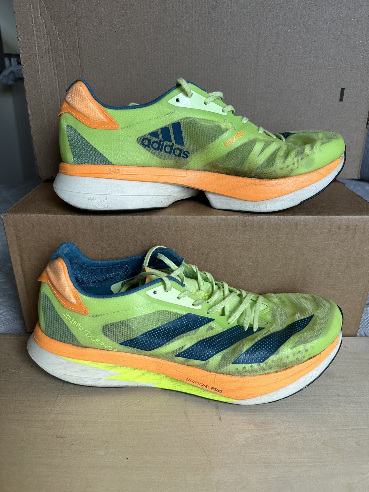 Adidas Adizero Adios Pro 2 Running shoes Pulse Lime O… - Gem