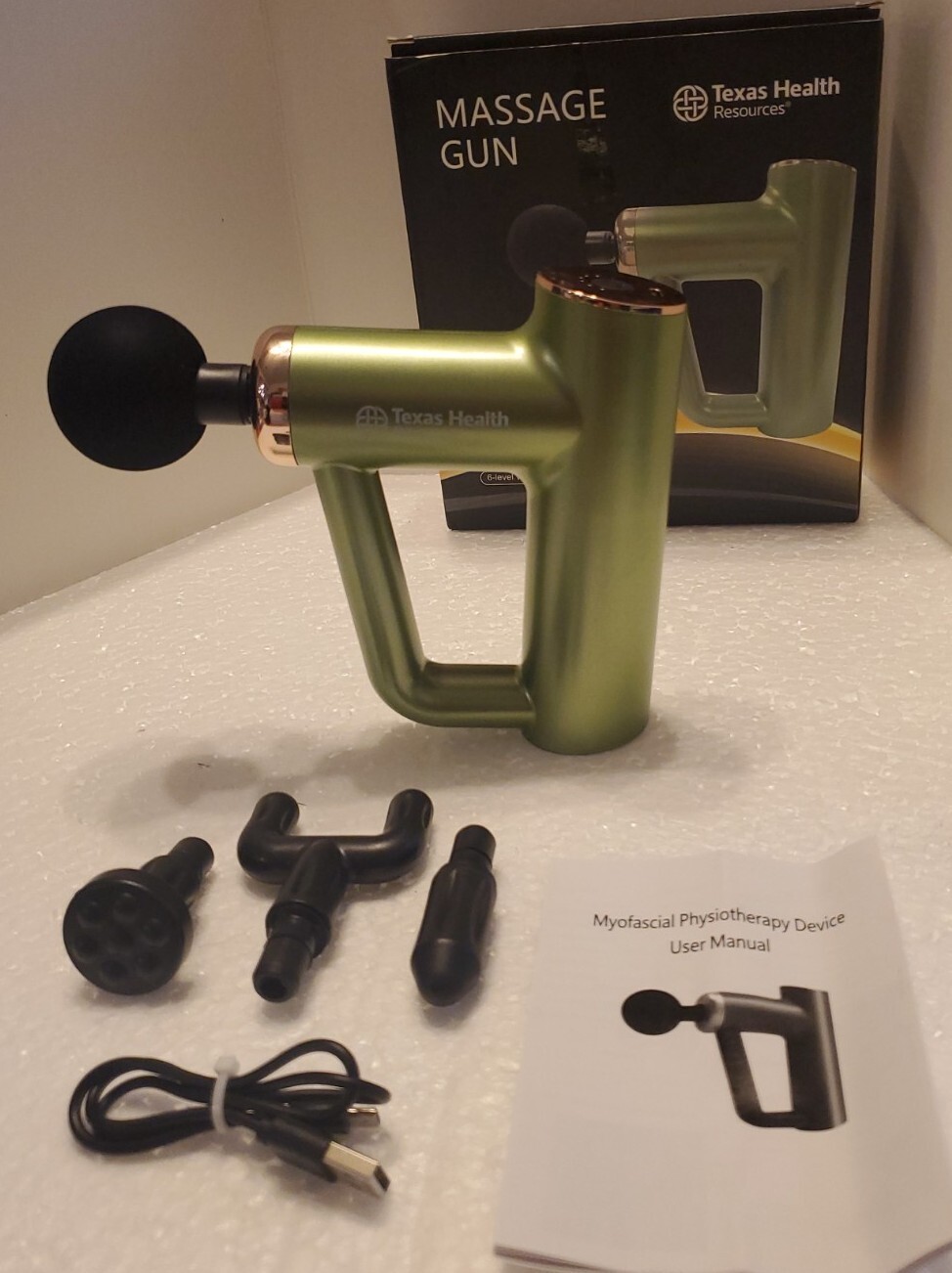 Myofascial Physiotherapy Device Fascia Massage Gun Cordless BX-790 | eBay