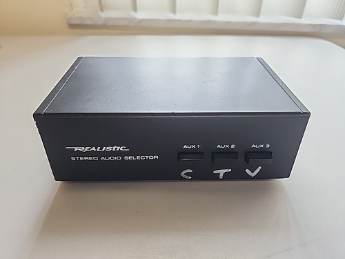 VINTAGE Radio Shack Realistic Stereo Audio Selector Cat No 42-2110 | eBay