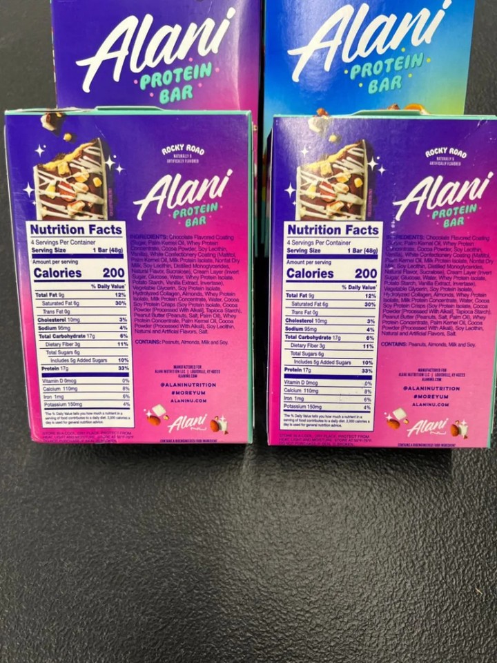 24 Alani Protein Bars Rocky Road 200 Calories Protein Bars Healthy ...