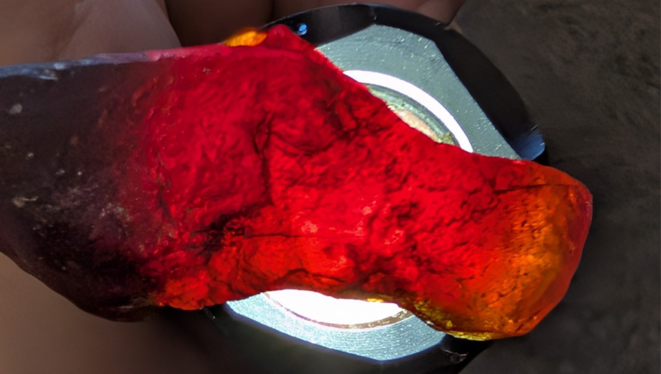 USA seller 171.72 ct IF-Eye clean Hessonite garnet facet rough gemstone ...