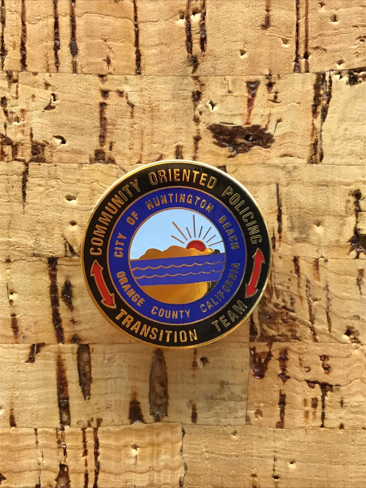 Huntington Beach Police Community Policing Transition Team Lapel Pin ...