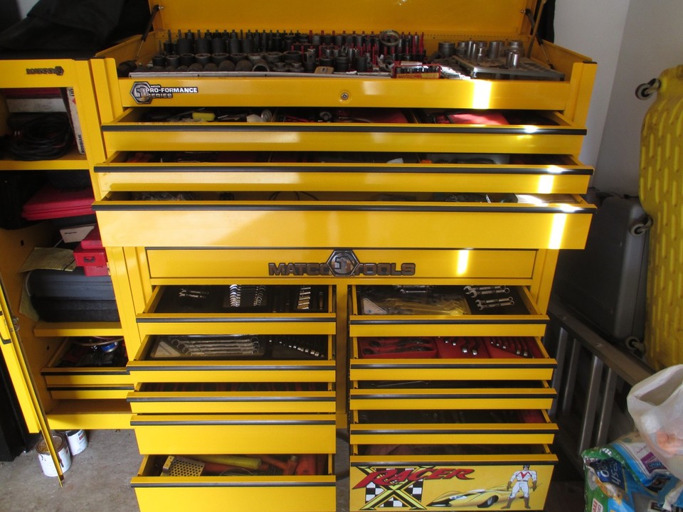 MATCO TOOLS SPEED RACER X 4 PC TOOL STORAGE BOX CHEST TOOLBOX LOCKER ...