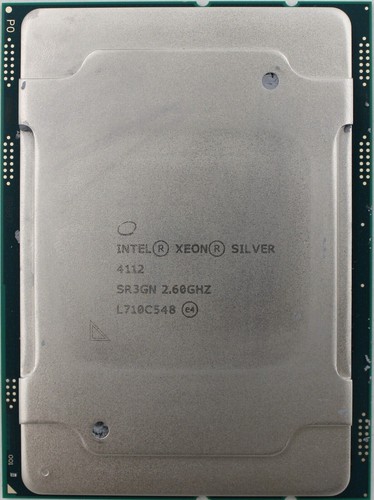 Intel Xeon Silver 4112 Quad-Core 2.60Ghz CPU Processor Socket LGA 3647 ...