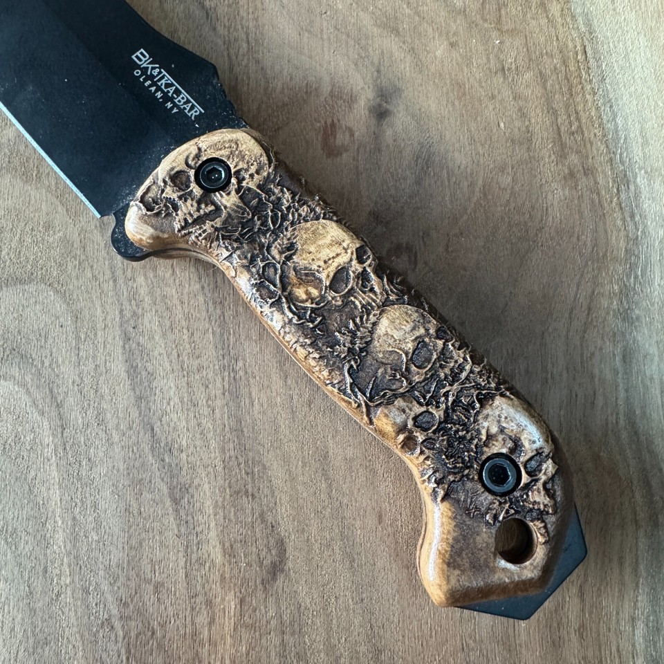 Graveguard scales for Ka-Bar Becker bk-2 bk-7 bk-9 / custom scales ...