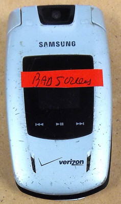 Samsung SCH-U540 - Silver and Black ( Verizon ) Cellular Flip Phone | eBay
