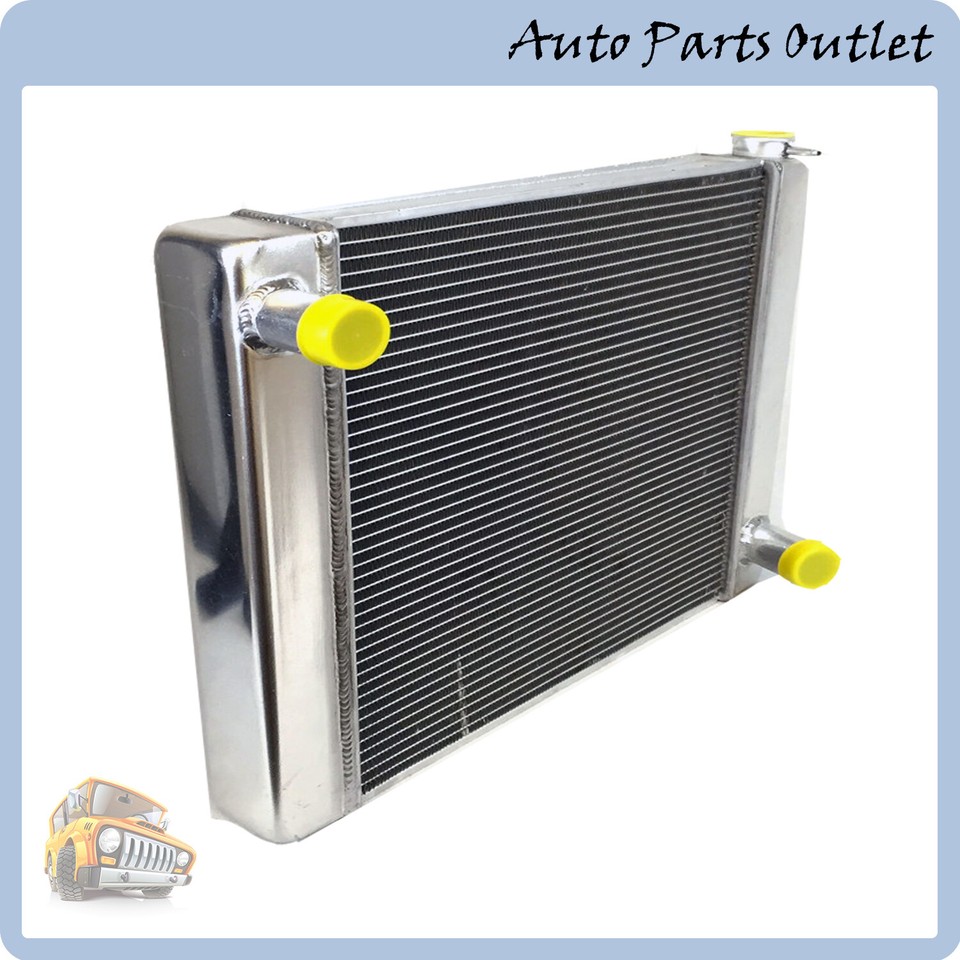 917-347-22 Universal Chevy GM 2 Row Single Pass Aluminum Radiator 22"x ...