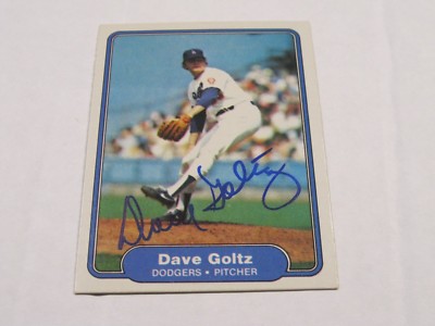 Dave Goltz Autographed Baseball Card | eBay
