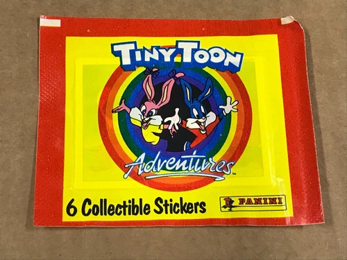New Vintage 1991 Panini Tiny Toon Adventures Stickers Pack | eBay