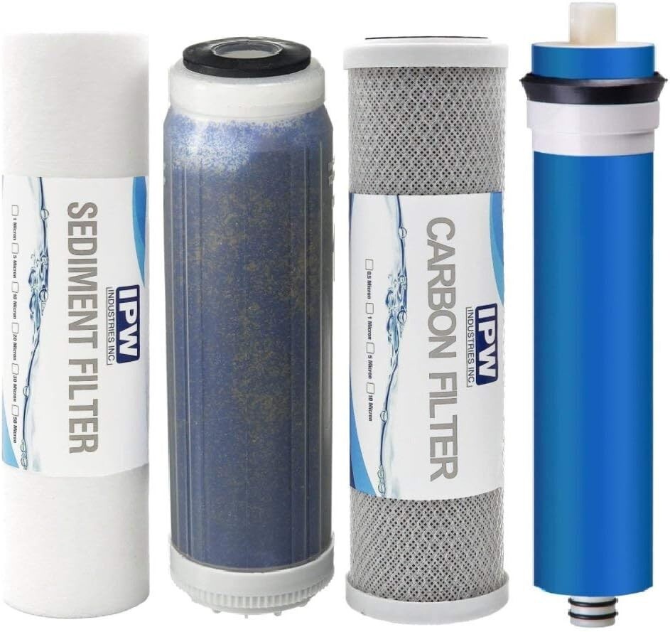 High-Performance Water Filter Set for Isopure 4-Stage RO System - Zero ...
