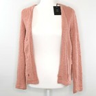 Code x Mode Knit V-Neck Pocket Cardigan Sweater Pink Size XS NWT | eBay