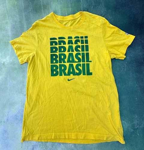 Nike Slim Fit Brazil National Soccer Team Men's T-Shirt Size XL. | eBay