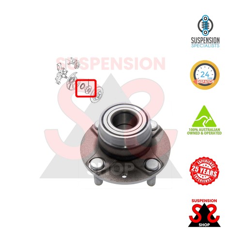 Rear Axle Wheel Hub Suit MAZDA 323 ProtegE 1.8 Protege (BJ10M) 323 S VI ...