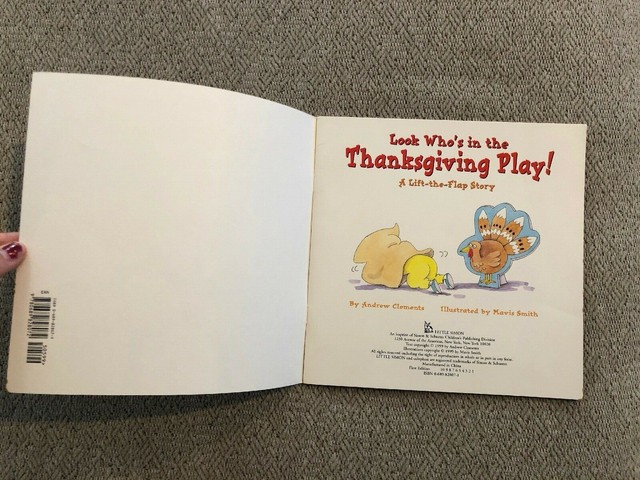Look Who's in the Thanksgiving Play! : A Lift-the-Flap Story by Andrew ...