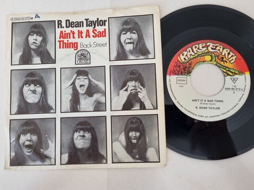 R. Dean Taylor - Ain't it a sad thing 7'' Vinyl Germany | eBay