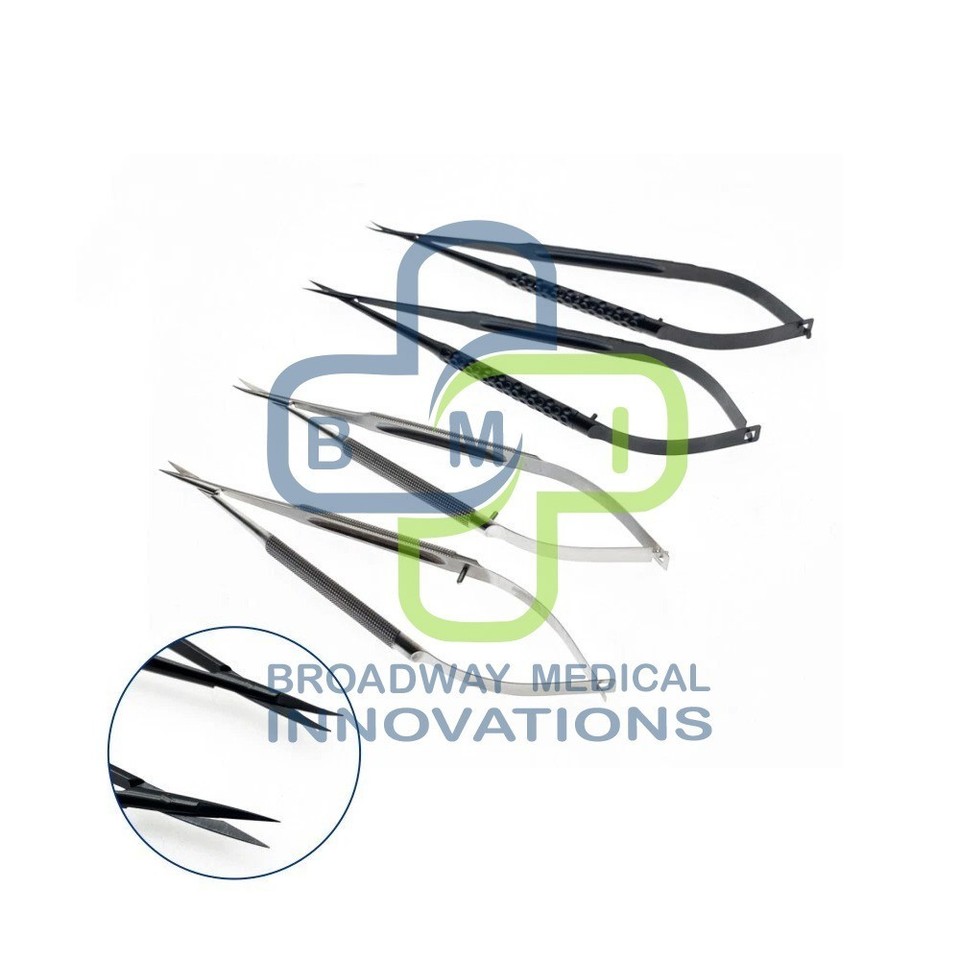 Ophthalmic Scissors Neurosurgery Microsurgical instruments Micro ...