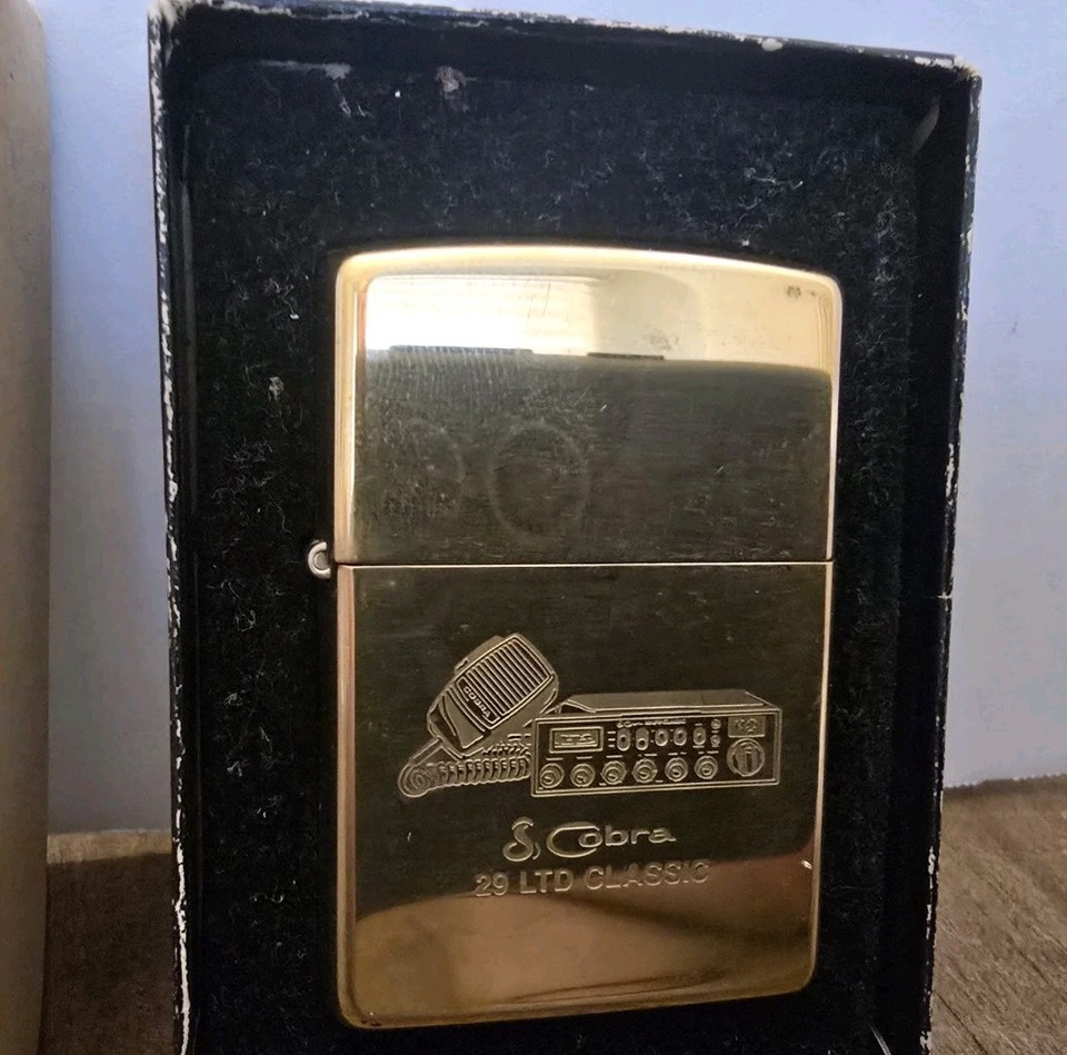 Zippo Vintage 1993 Cobra Ltd Classic CB Radio Design Brass | eBay