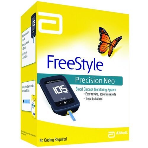 Freestyle Precision Neo Blood Glucose Monitoring System 0.42 Pound Pack ...