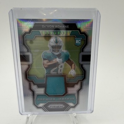 2023 Panini Prizm DeVon Achane Silver Rookie Premier Jersey Patch | eBay
