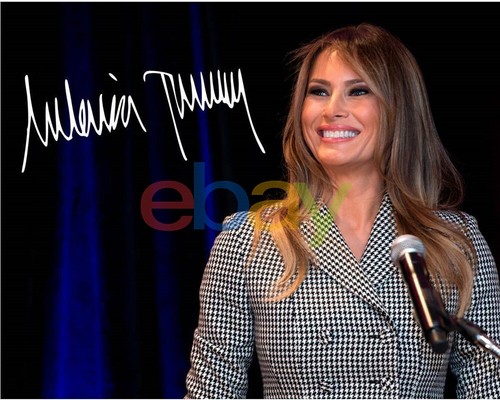 Melania Trump First Lady Signed 8x10 Photo Autographed reprint | eBay