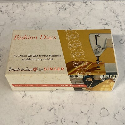Vintage Fashion Discs for Deluxe Zig-Zag Sewing Machines Touch & Sew by ...