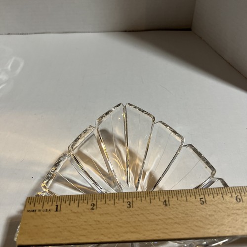 Clear Crystal Glass Triangle Shaped Candy/nut Bowl | eBay