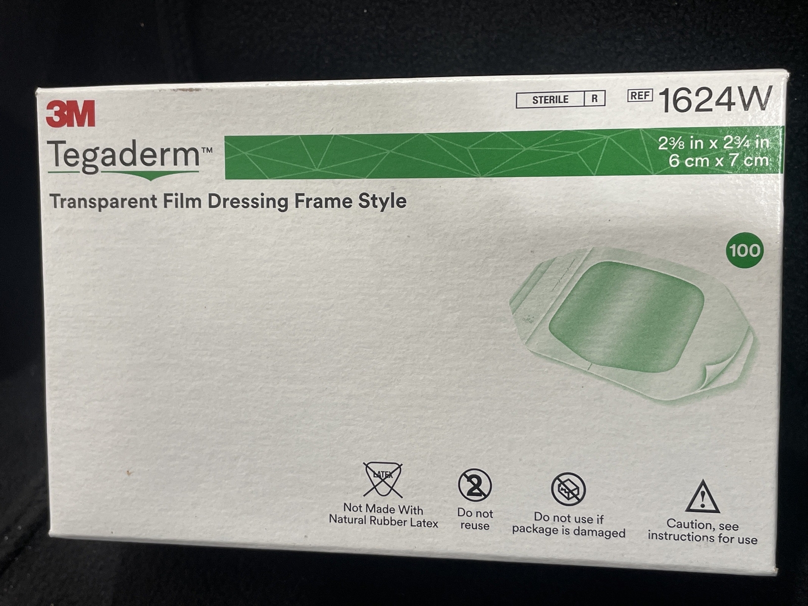 3M+1624W+Tegaderm+Transparent+Film+Dressing+%28Box+of+100%29 for sale ...