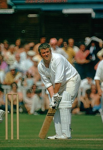 David Shepherd batting for Gloucestershire in 1973. - Cricket Old Photo ...
