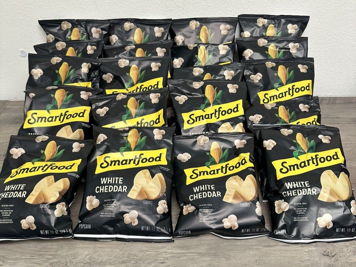 Smartfood White Cheddar Flavored Popcorn, 0.5 Ounce (Pack of 20) | eBay